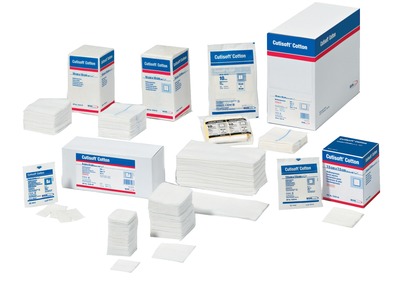 CUTISOFT Cotton Kompr.10x10 cm unster.12fach Kompressen 100 Stück ...