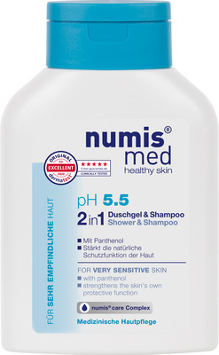 numis med pH5.5 2in1 Duschel&Shampoo Duschgel 200 ml | online kaufen