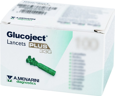 GLUCOJECT LANCETS PLUS 33G Lanzetten 100 Stück | online kaufen